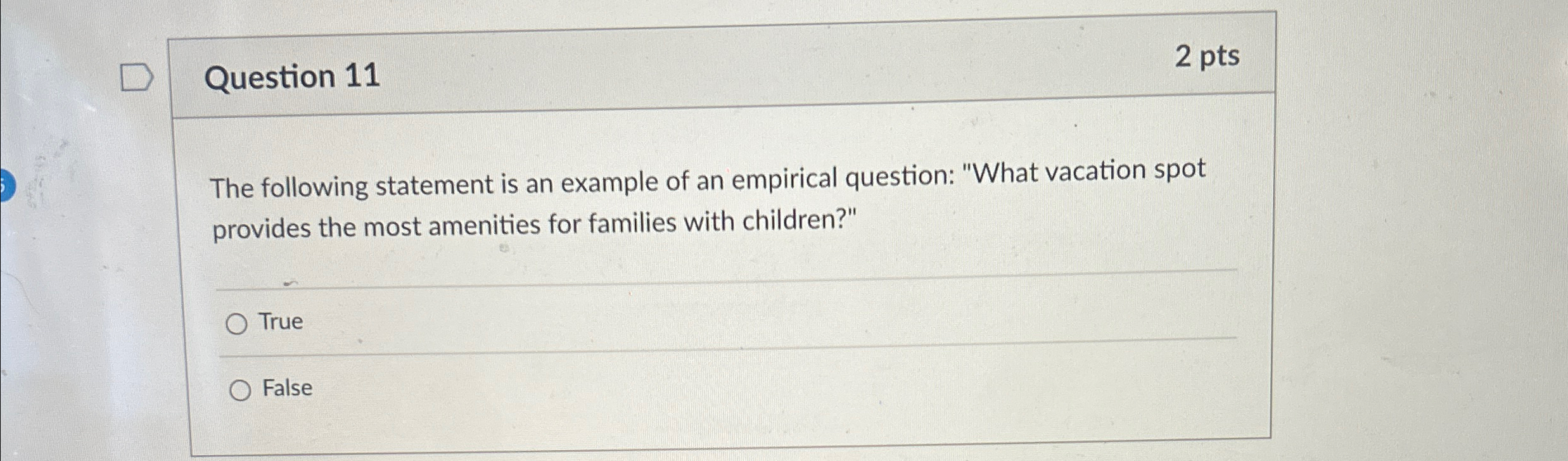 Solved Question 112 ptsThe following statement is an | Chegg.com Solved Question 112 ptsThe following statement is an | Chegg.com