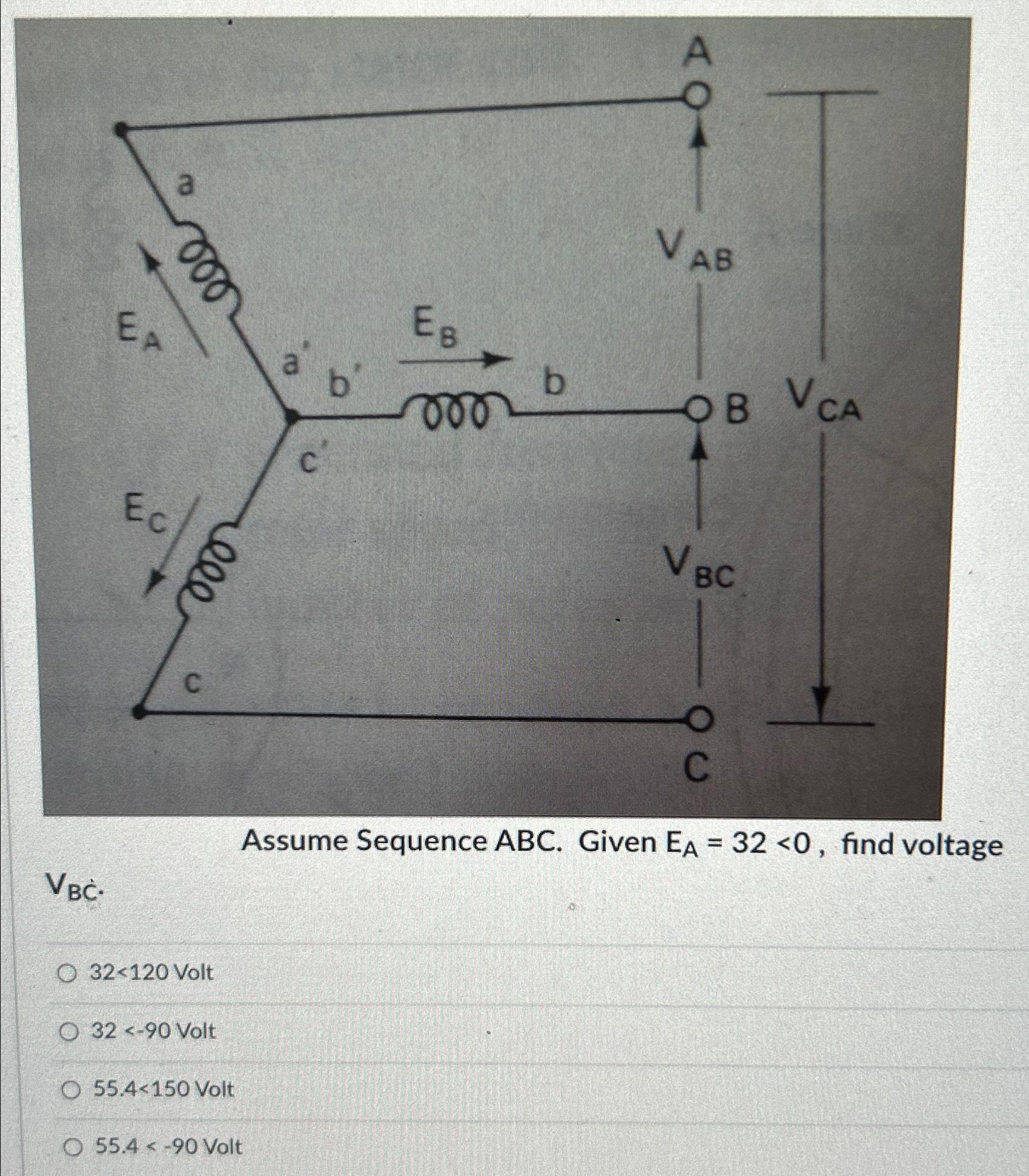 Solved Assume Sequence ABC. Given EA=32