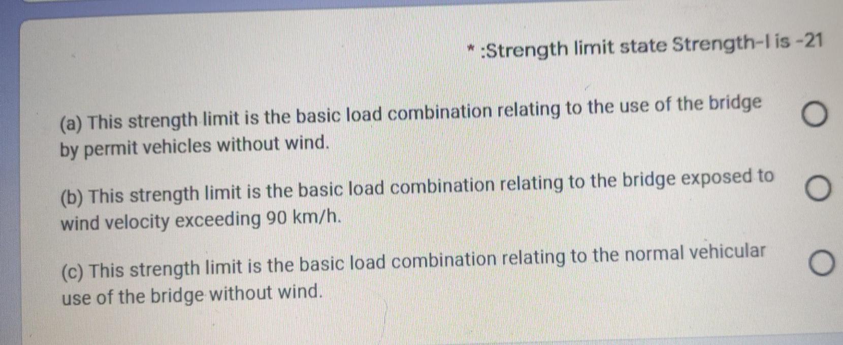 Solved :Strength limit state Strength-lis-21 (a) This | Chegg.com