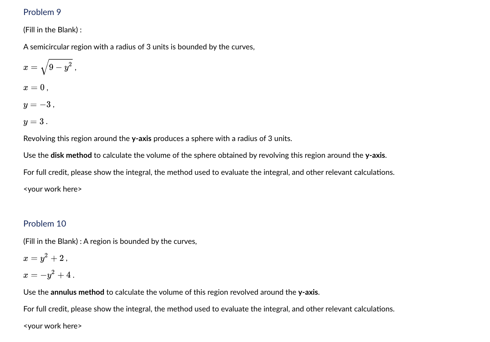 Solved Need help with both problems | Chegg.com