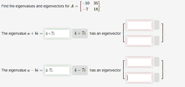 Solved Find the eigenvalues and eigenvectors for | Chegg.com