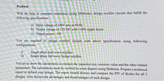 Solved Problem With the help of computer simulation (using | Chegg.com