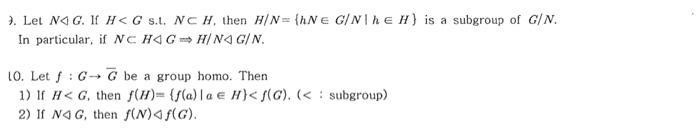 Solved 현대대수 9,10) Please don't write English like cursive | Chegg.com