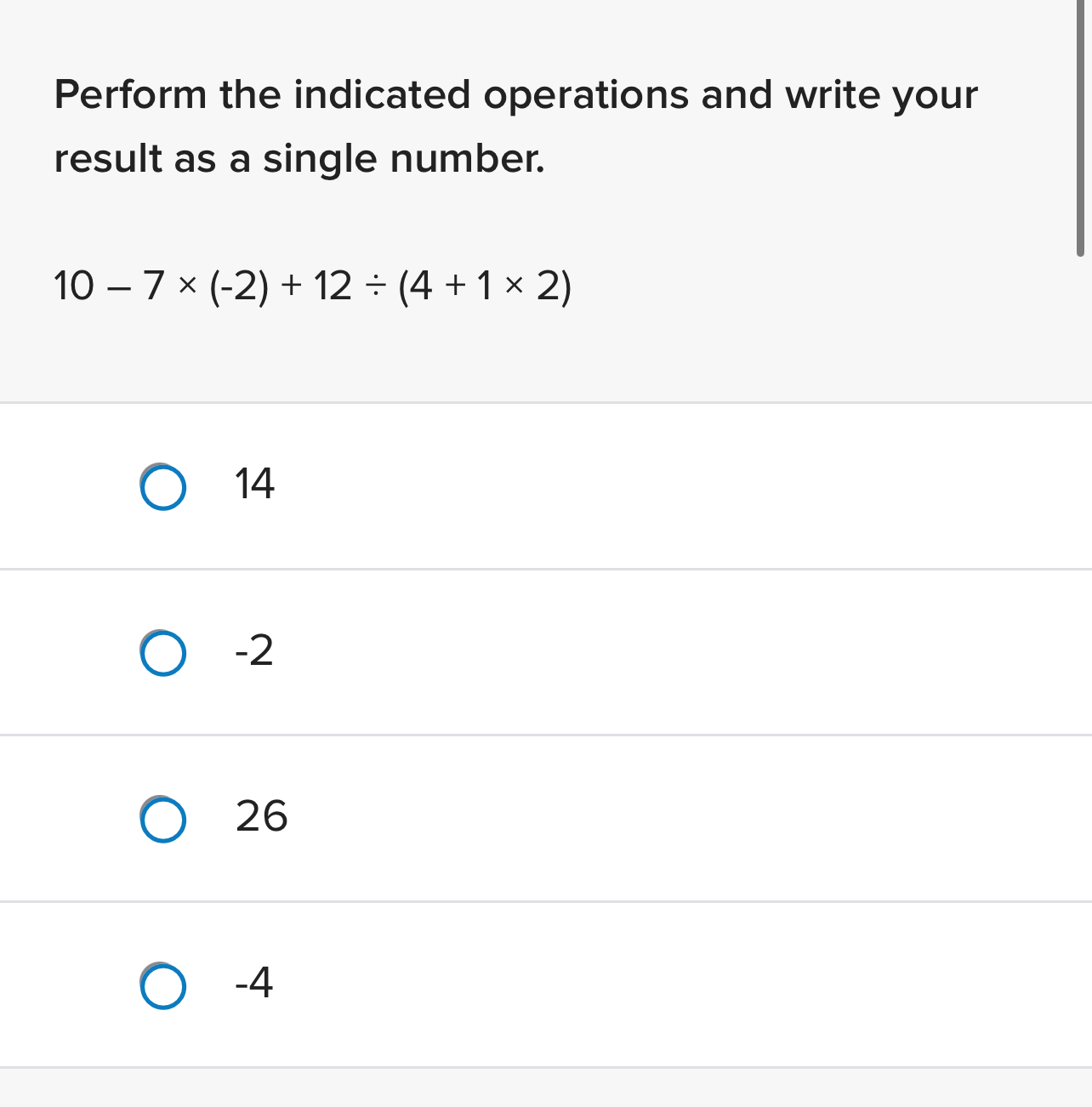 Solved Perform The Indicated Operations And Write Your