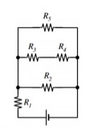 Solved Five resistors (R1 through R5) were connected to a | Chegg.com