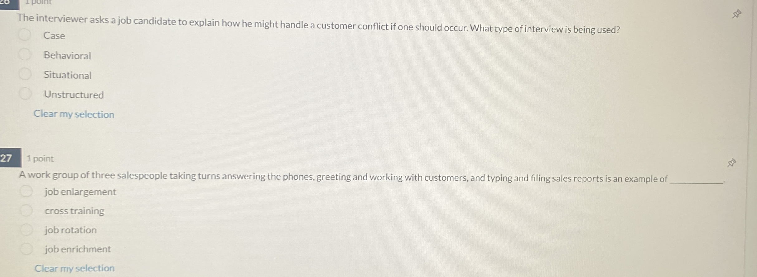 Solved The interviewer asks a job candidate to explain how | Chegg.com