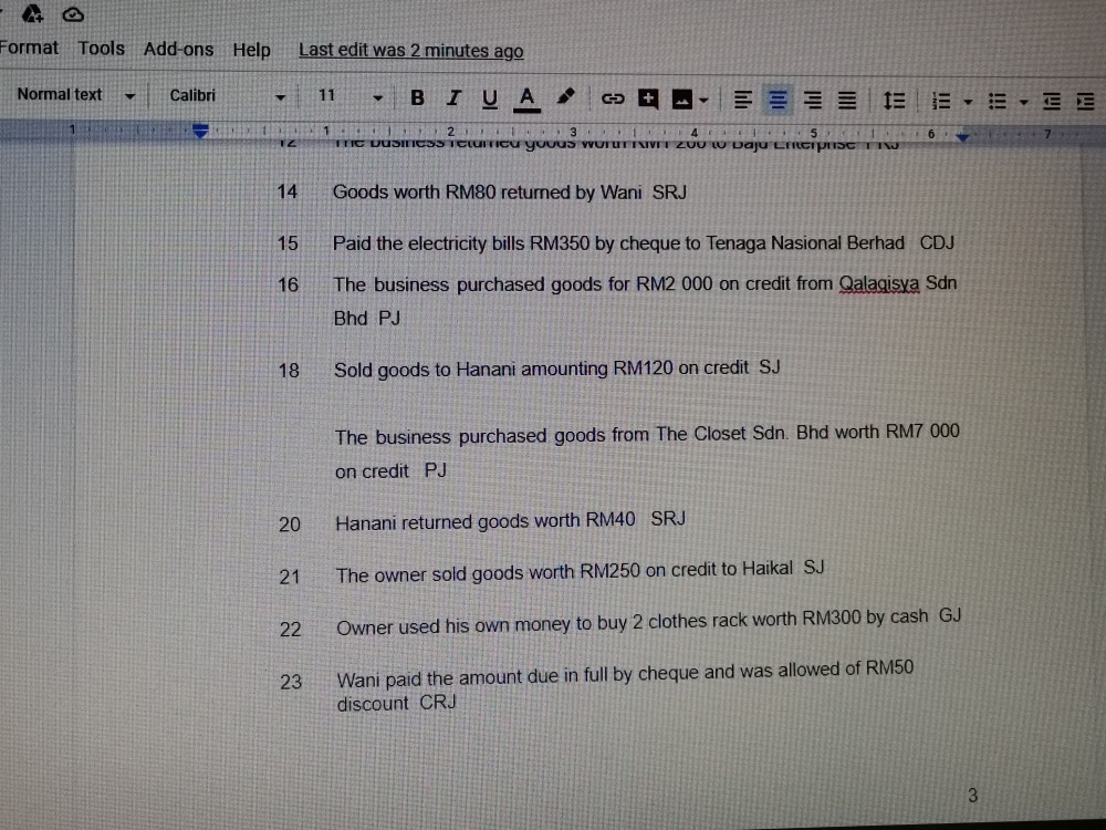 Solved cs.google.com ormat Tools Add-ons Help Last edit was | Chegg.com