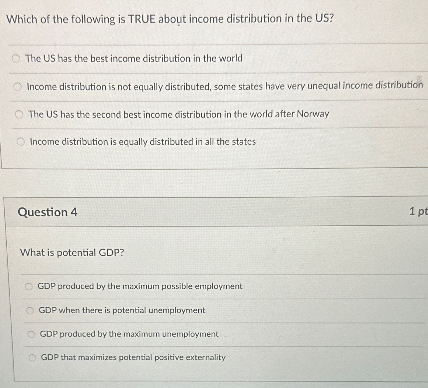 Solved Which of the following is TRUE about income | Chegg.com