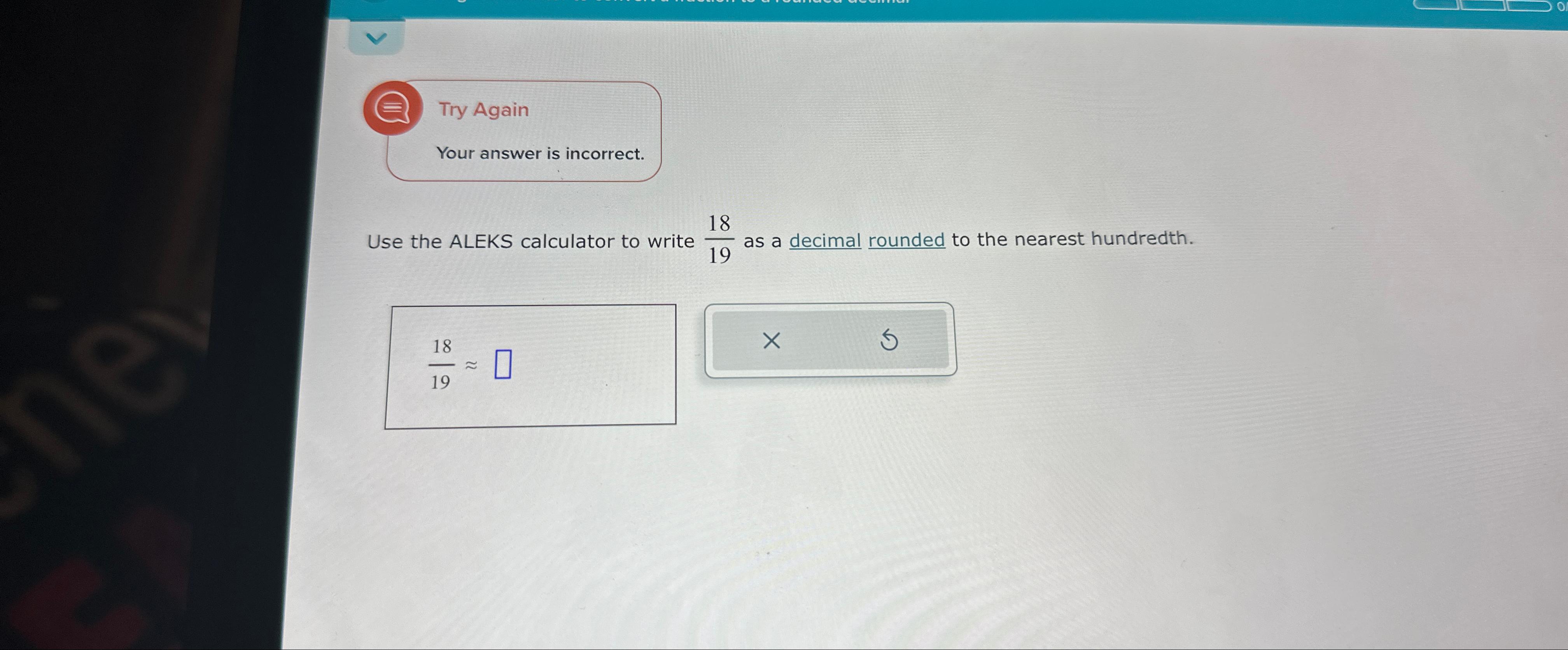 Solved Try AgainYour answer is incorrect.Use the ALEKS | Chegg.com