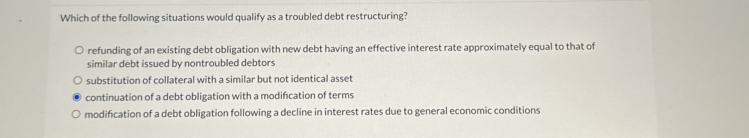 Solved Which of the following situations would qualify as a | Chegg.com