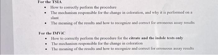 Solved For The Tsia How To Correctly Perform The Procedure