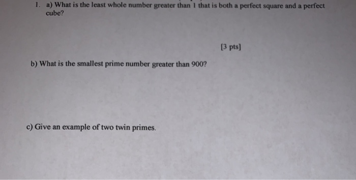 Solved 1. a) What is the least whole number greater than I | Chegg.com