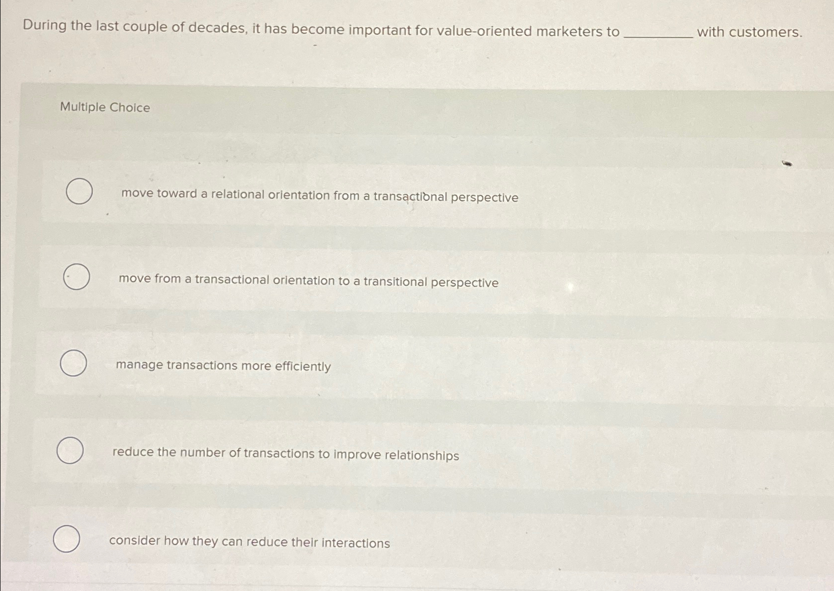 Solved During the last couple of decades, it has become | Chegg.com