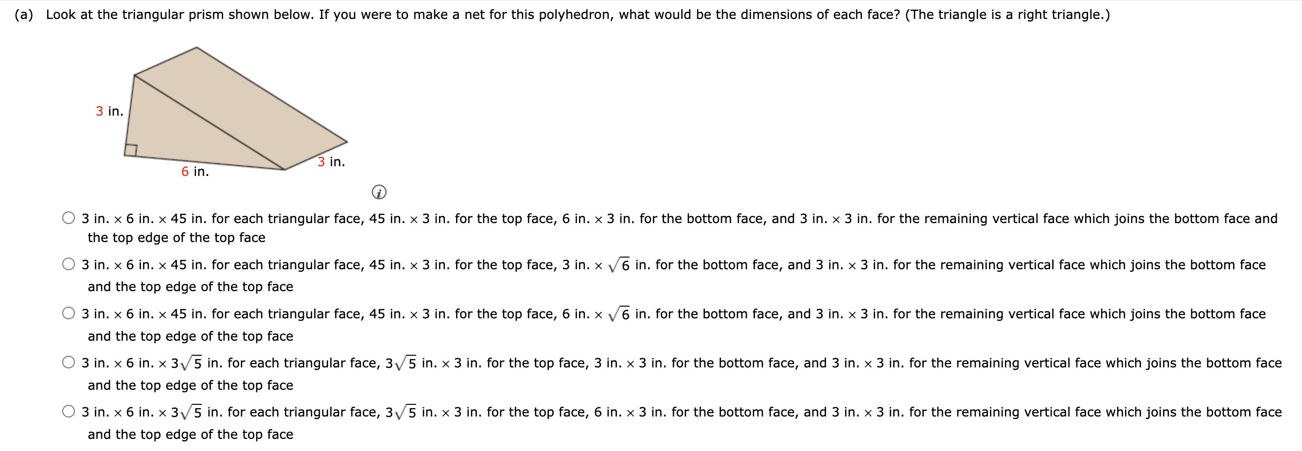 Solved (i)the top edge of the top faceand the top edge of | Chegg.com