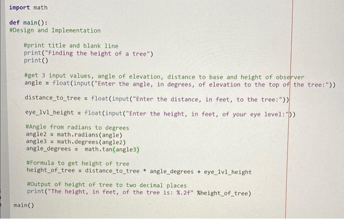 Solved why is my program not converting the angle correctly | Chegg.com
