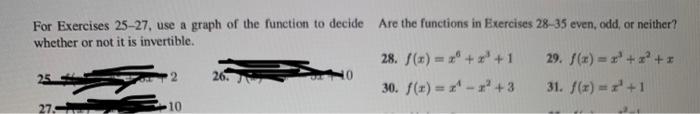 Solved For Exercises 25-27, use a graph of the function to | Chegg.com