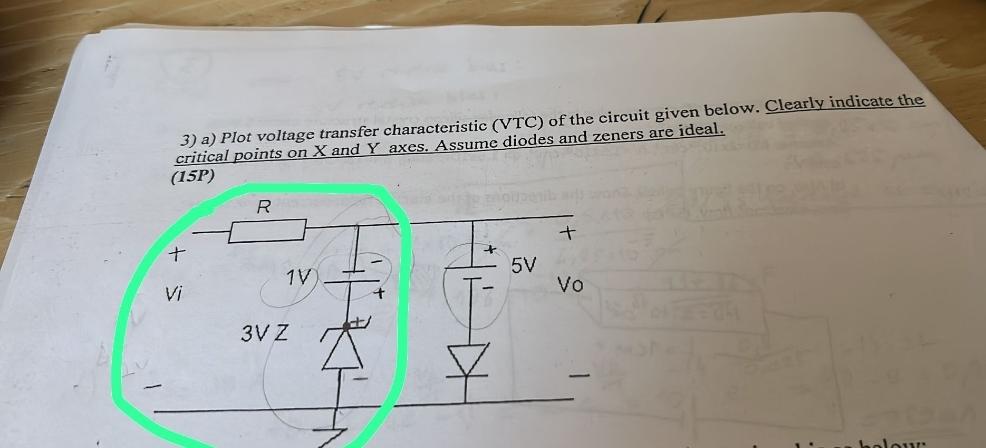Solved a) ﻿Plot voltage transfer characteristic (VTC) ﻿of | Chegg.com