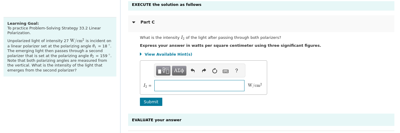 Solved EXECUTE the solution as followsLearning Goal:To | Chegg.com