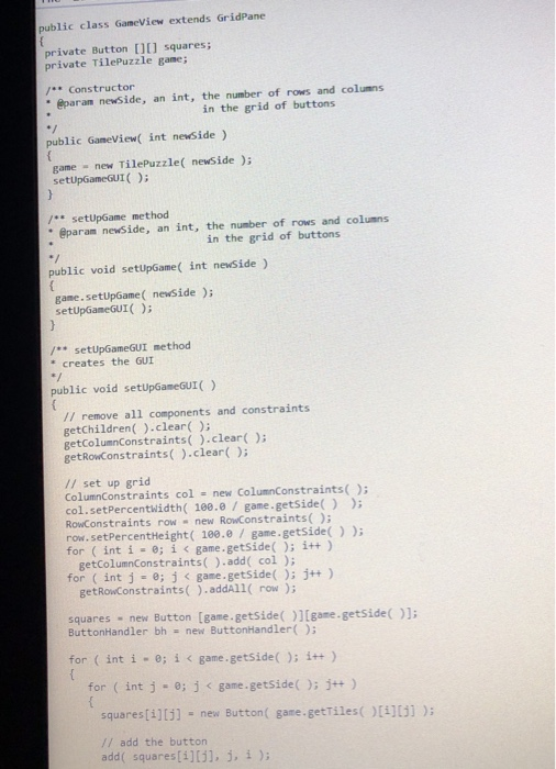 Solved Code goes where 5 tasks are. Each task marked by 5 | Chegg.com