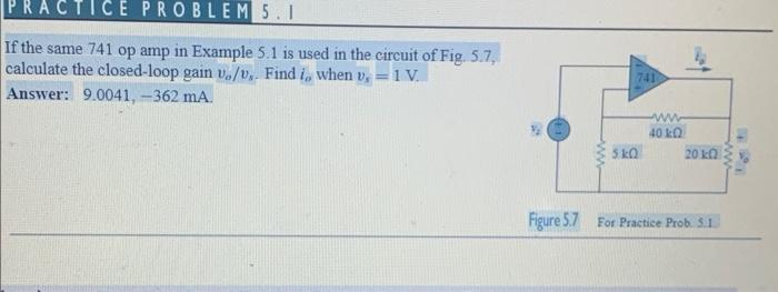 Solved A 741 op amp has an open-loop voltage gain of 2×105, | Chegg.com