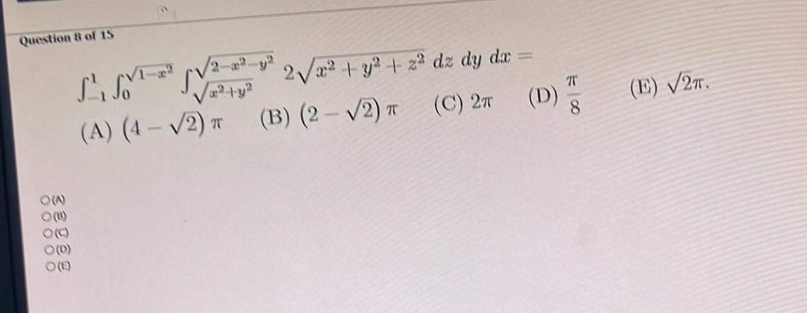 Solved estion 8 of th | Chegg.com