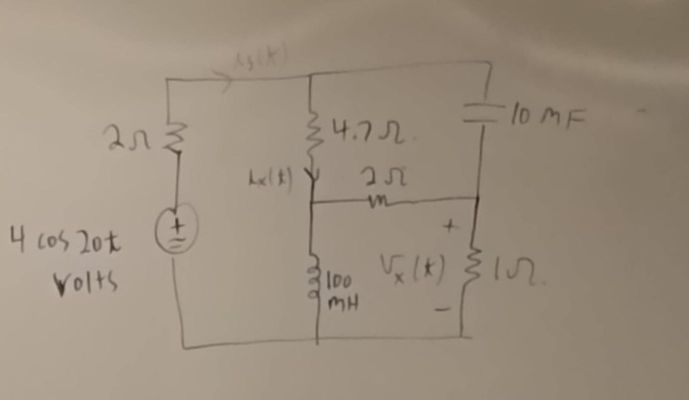 Solved Multimeter-XMMI 507.962 mA А V 2 dB R1 20 -4.70 C1 | Chegg.com