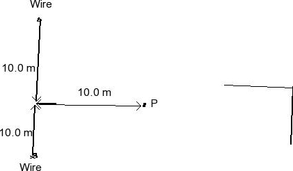 Solved Two conducting wires perpendicular to the page are | Chegg.com
