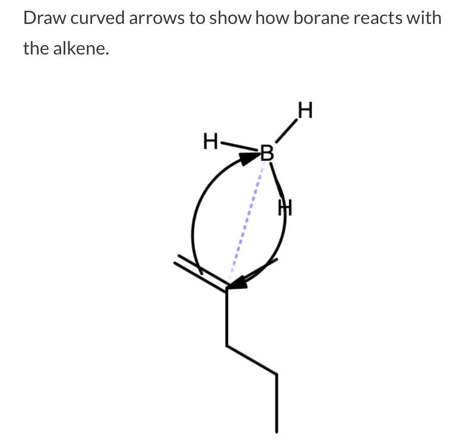 Solved Borane (BH3) ﻿adds to alkenes to form an alkylborane. | Chegg.com