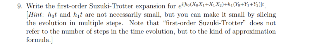 Solved Draw a quantum circuit to implement the Trotterized | Chegg.com