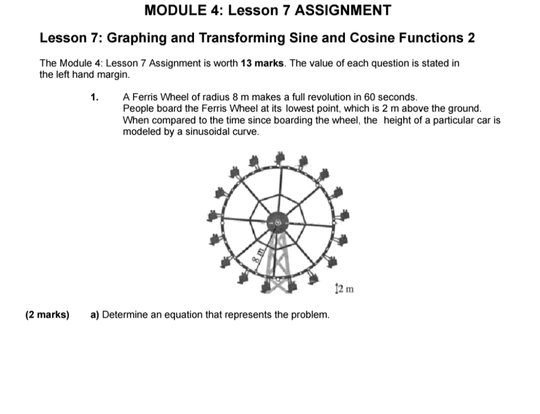 Solved Mathematics 30-14Assignment Booklet 4(3 marks) b) | Chegg.com Solved Mathematics 30-14Assignment Booklet 4(3 marks) b) | Chegg.com
