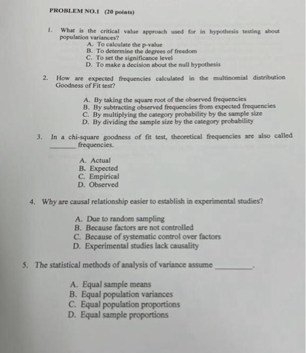 Solved 1. What is the critical value approach used for in | Chegg.com