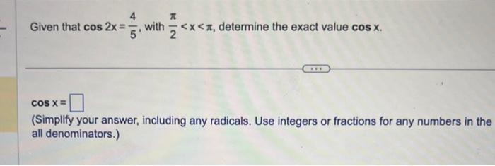 Solved Use a half-number identity to find an exact value for | Chegg.com
