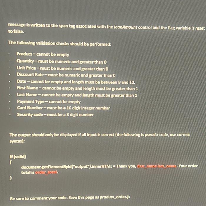 Solved Part IHIML (product order htm) 1 Revise product order | Chegg.com