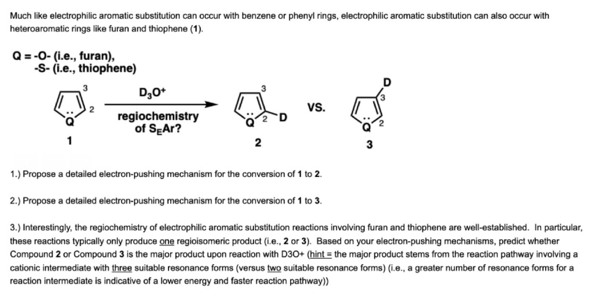 Solved Much like electrophilic aromatic substitution can | Chegg.com