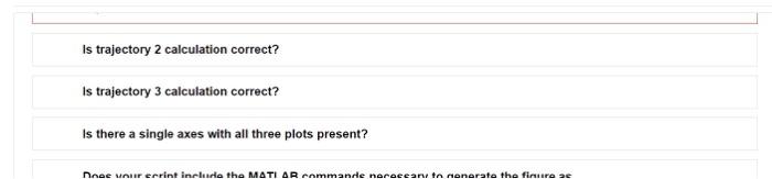 Solved Matlab Grader: projectile motion (hard) Projectile | Chegg.com