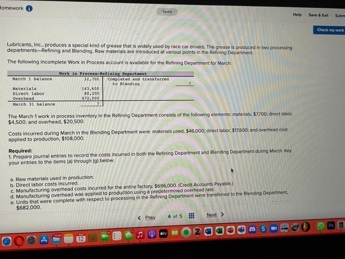 Solved Homework 6 Saved Help Save & Exit Subm Check my work | Chegg.com