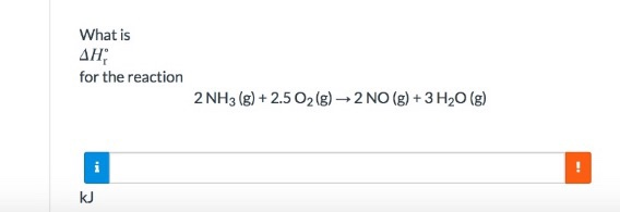 Solved The standard heat of the reaction 4 NH3 (g)+5 02(g)-4 | Chegg.com