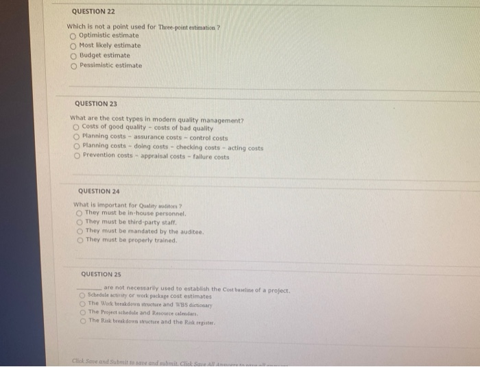 Solved QUESTION 22 Which is not a point used for Three-point | Chegg.com