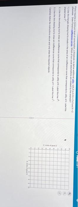 UPUN 10 Fiona requires a minimum level of consumption | Chegg.com