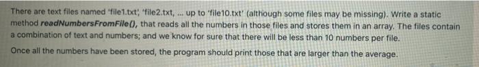 Solved There are text files named 'file1.txt, 'file2.txt, | Chegg.com
