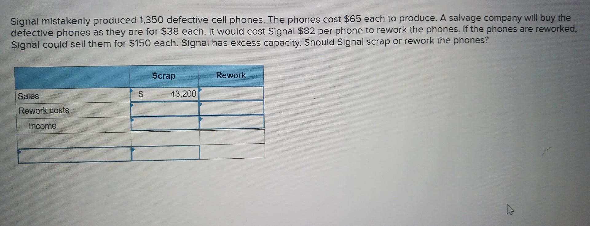 Solved Signal mistakenly produced 1,350 defective cell | Chegg.com