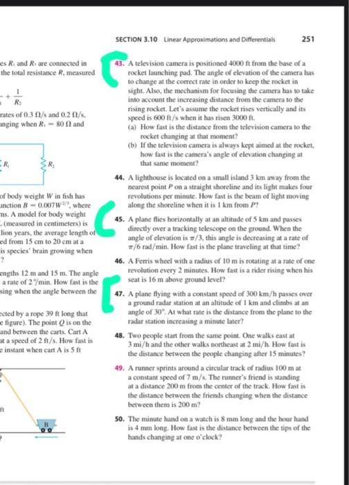 Solved SECTION 3.10 Linear Approximations and Differentials | Chegg.com