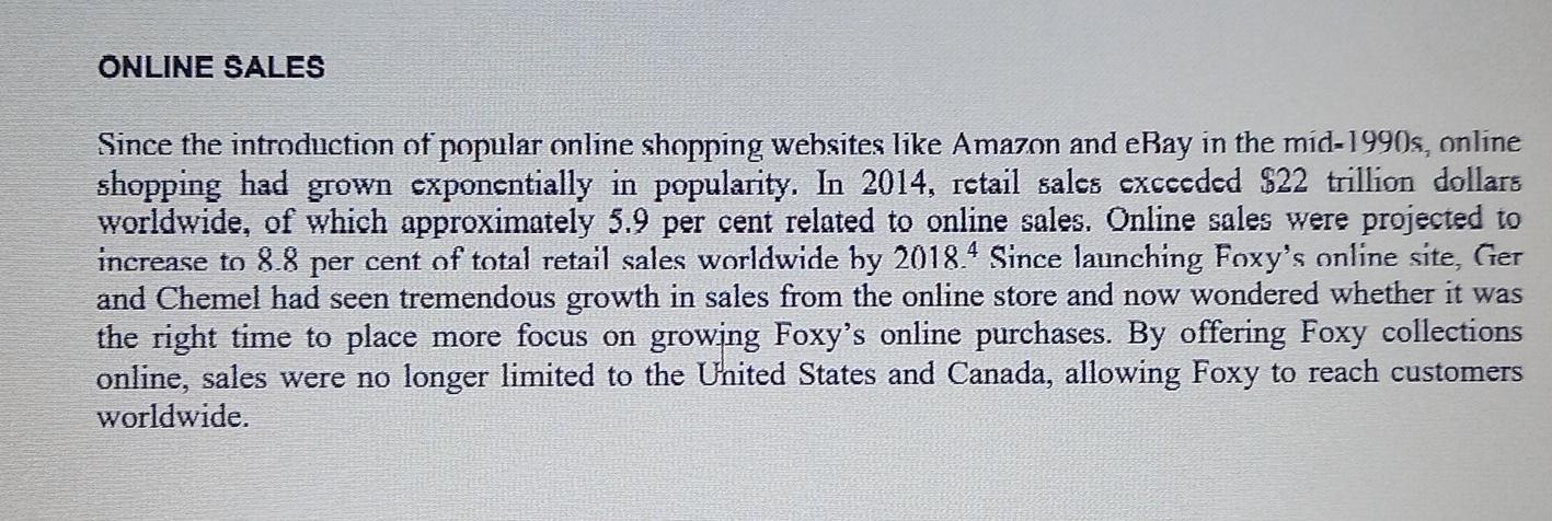 In May 2014, Jennifer Ger and Suzie Chemel began to | Chegg.com