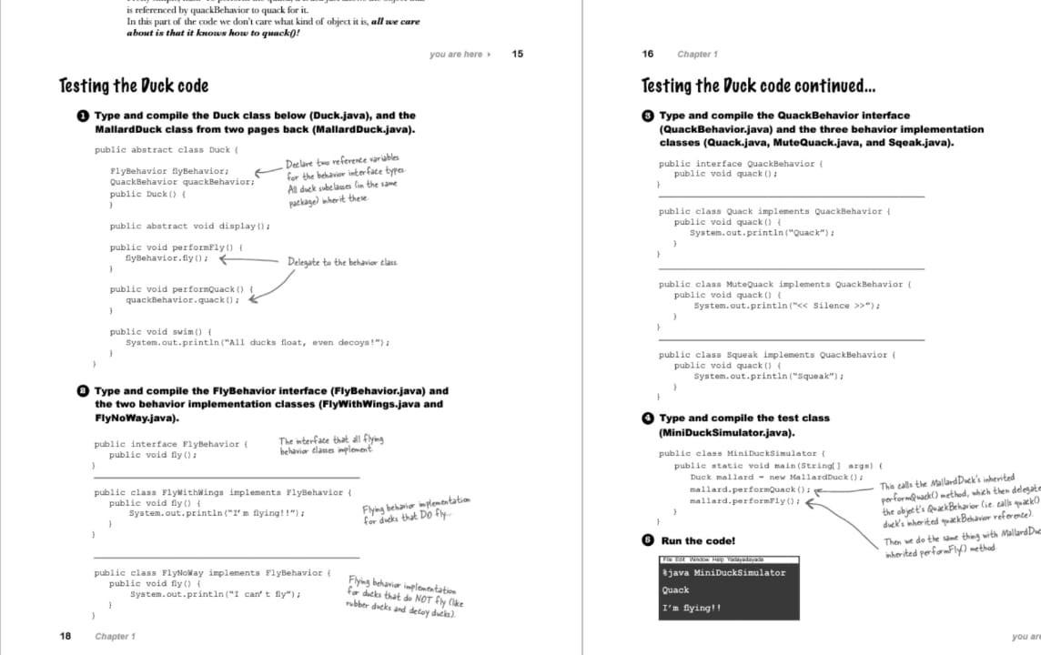 Solved Translate the Duck java program on page 18-19 into | Chegg.com