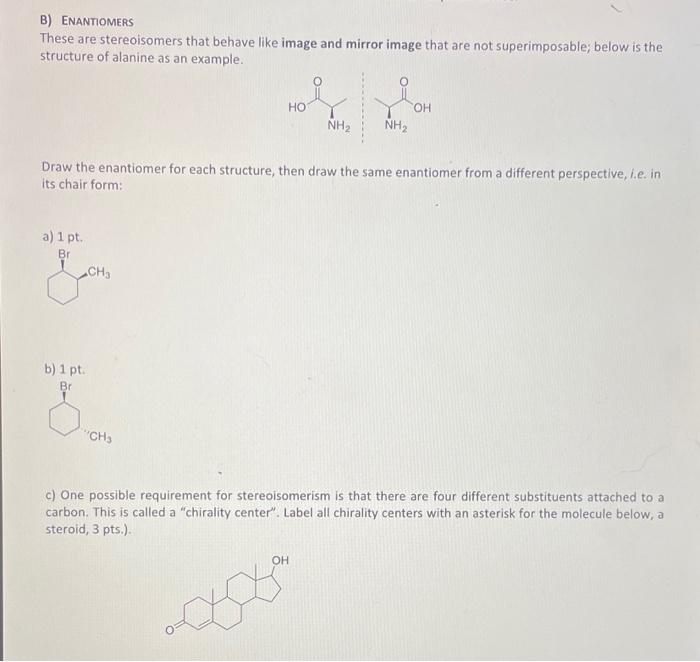 Solved A) GEOMETRIC ISOMERS Cis-trans isomers are also known | Chegg.com