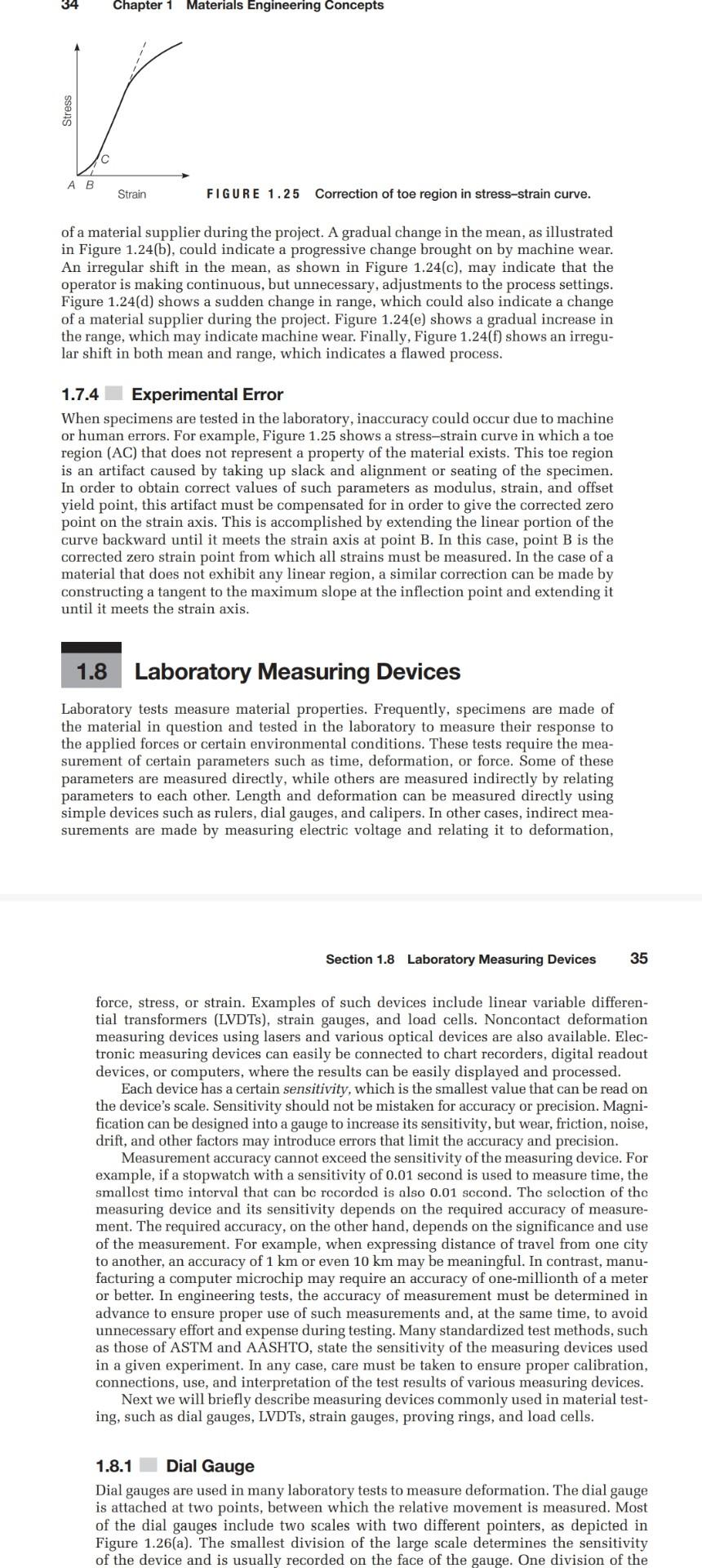 34 Chapter 1 Materials Engineering Concepts Stress А | Chegg.com