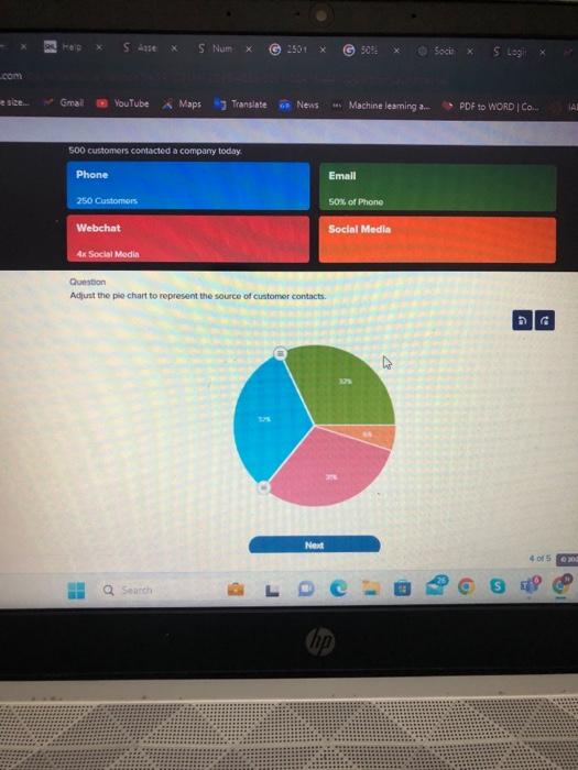 Solved Question Adfunt the pie chart to represent the source | Chegg.com