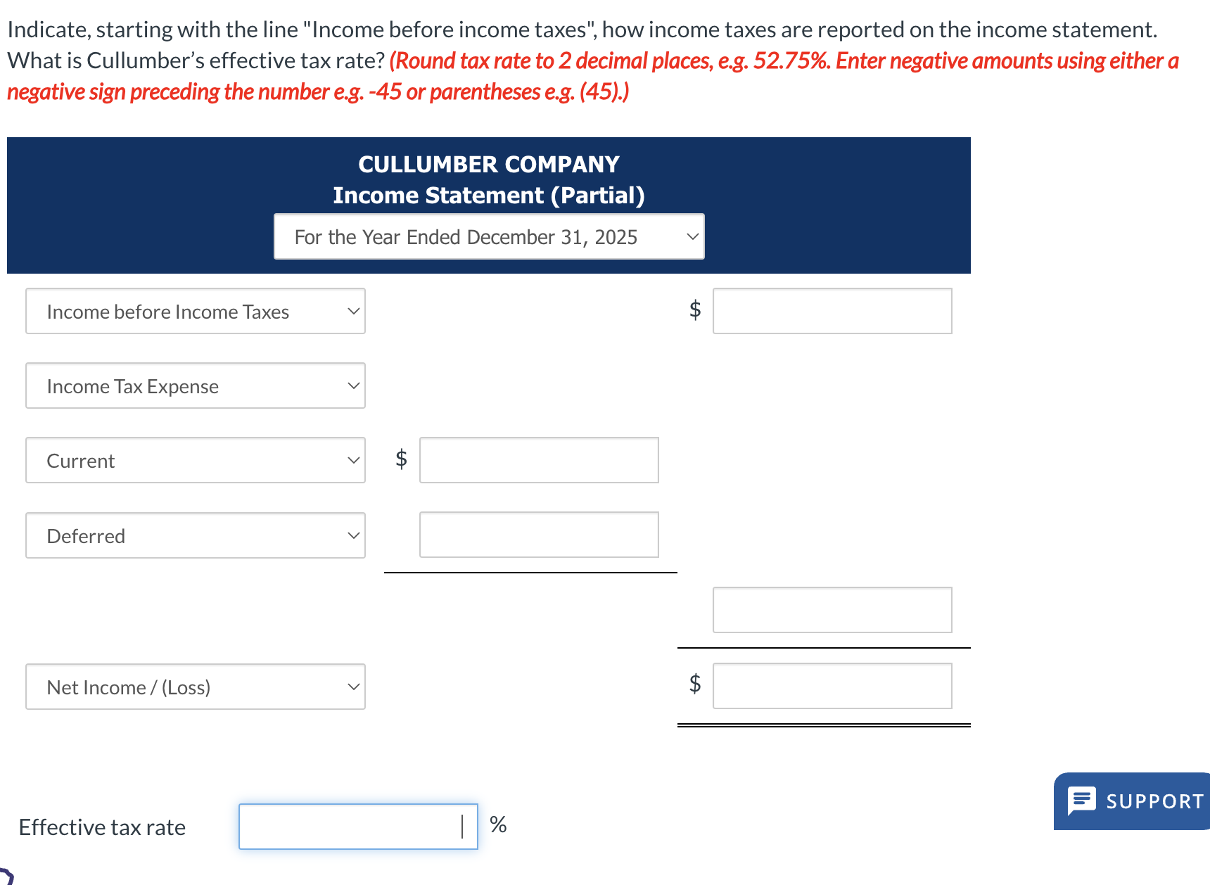 Solved Cullumber Company, which began operations at the | Chegg.com