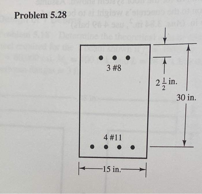 Solved Analysis of Doubly Reinforced Beams For Problems 5.26 | Chegg.com