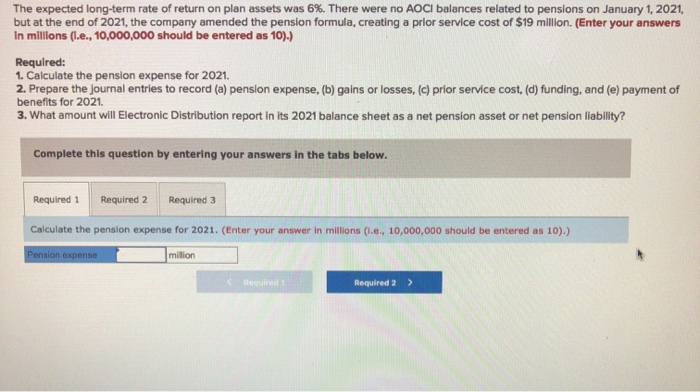 Solved Problem 17-10 (Algo) Prior service cost; calculate | Chegg.com